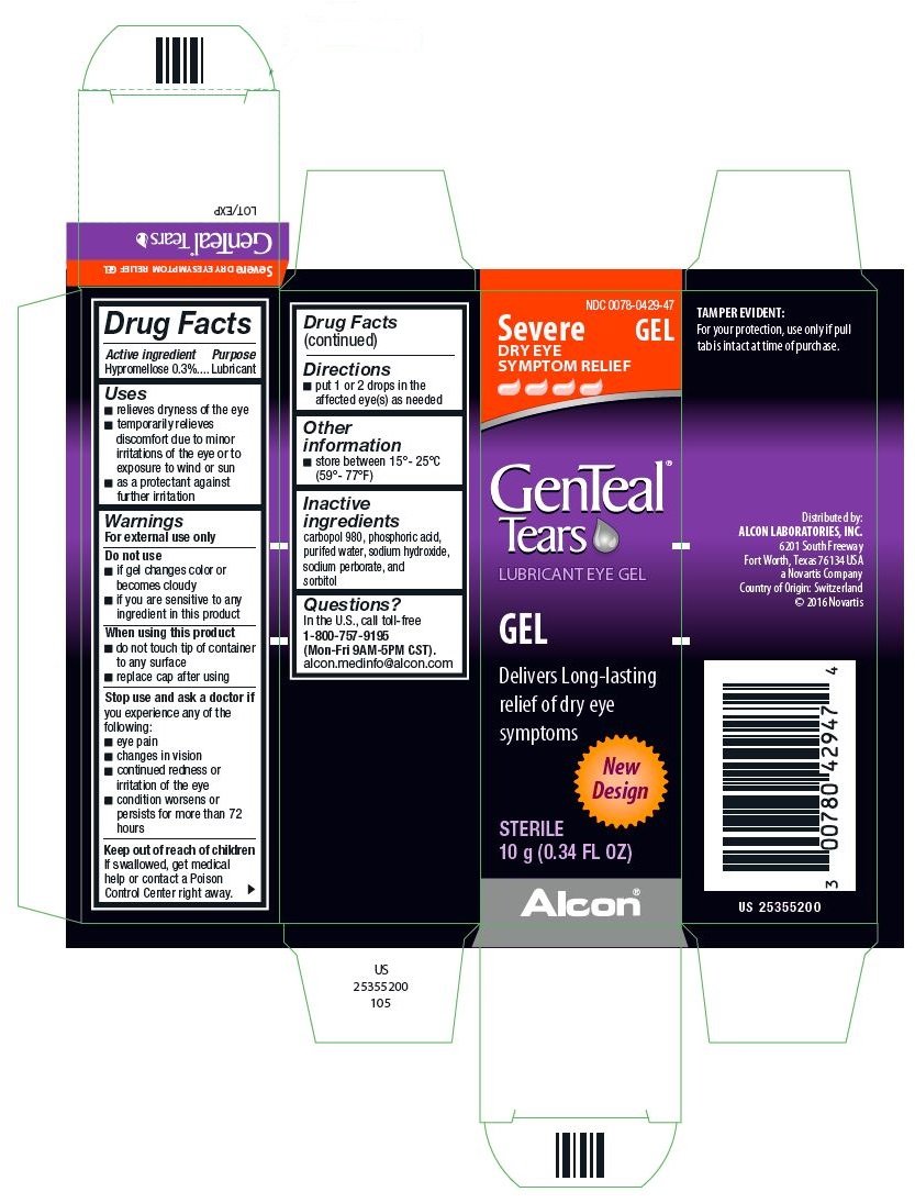 GenTeal Severe (gel) Novartis Pharmaceuticals Corporation GenTeal Severe (gel) Novartis Pharmaceuticals Corporation