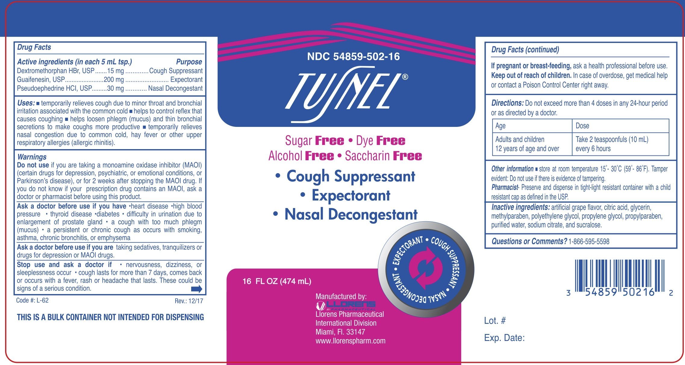 Tusnel (liquid) Llorens Pharmaceutical International Division Tusnel (liquid) Llorens Pharmaceutical International Division