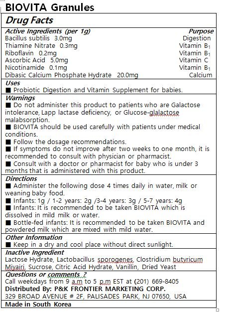 BIOVITA (granule) OASIS TRADING BIOVITA (granule) OASIS TRADING
