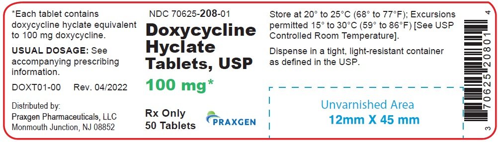 Doxycycline Hyclate Tablets: Package Insert / Prescribing Information ... Doxycycline Hyclate Tablets: Package Insert / Prescribing Information ...