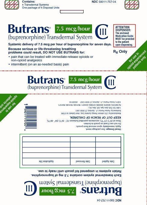 Butrans Patch Fda Prescribing Information Side Effects And Uses