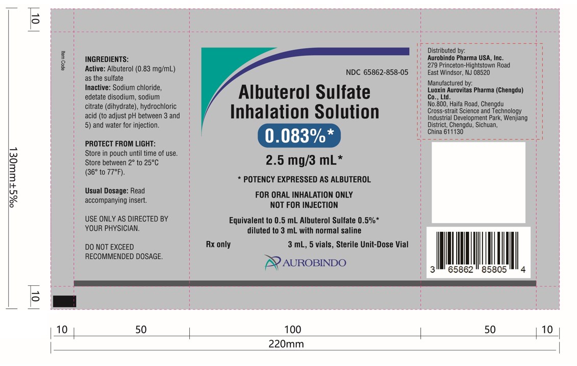 Albuterol Inhalation Solution FDA Prescribing Information Side 