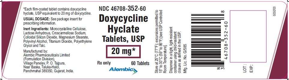 Doxycycline Hyclate Tablets - FDA prescribing information, side effects ... Doxycycline Hyclate Tablets - FDA prescribing information, side effects ...